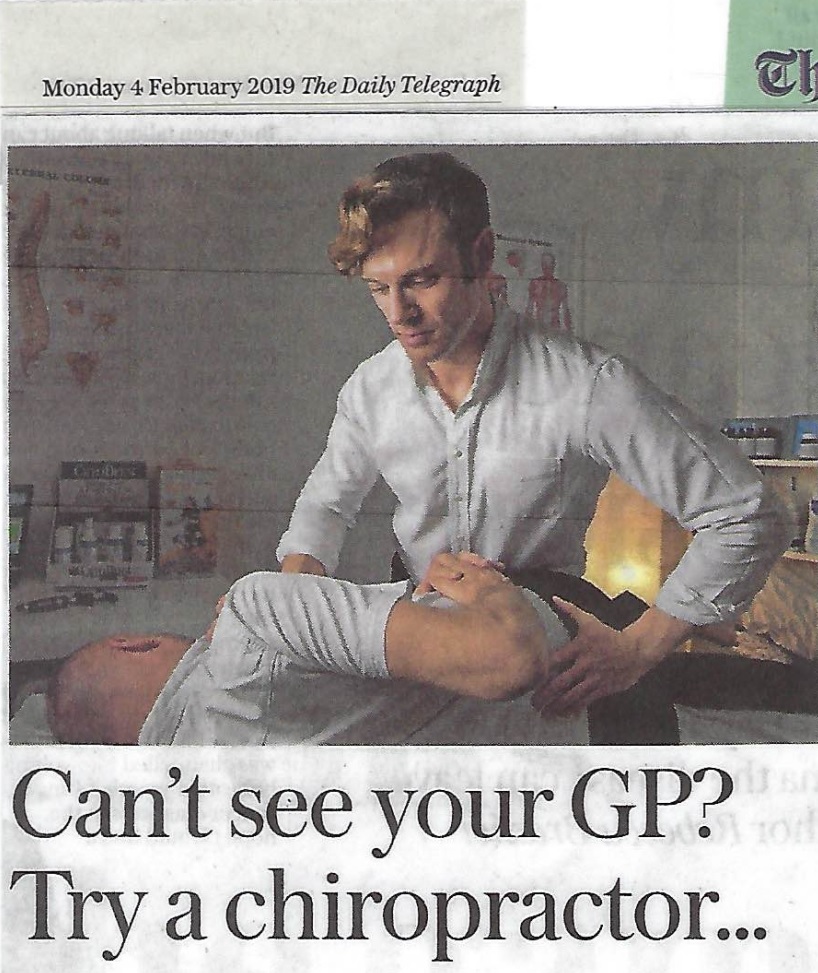 London Chiropractor Andrew Garbett of Spinex features in the The Daily ...